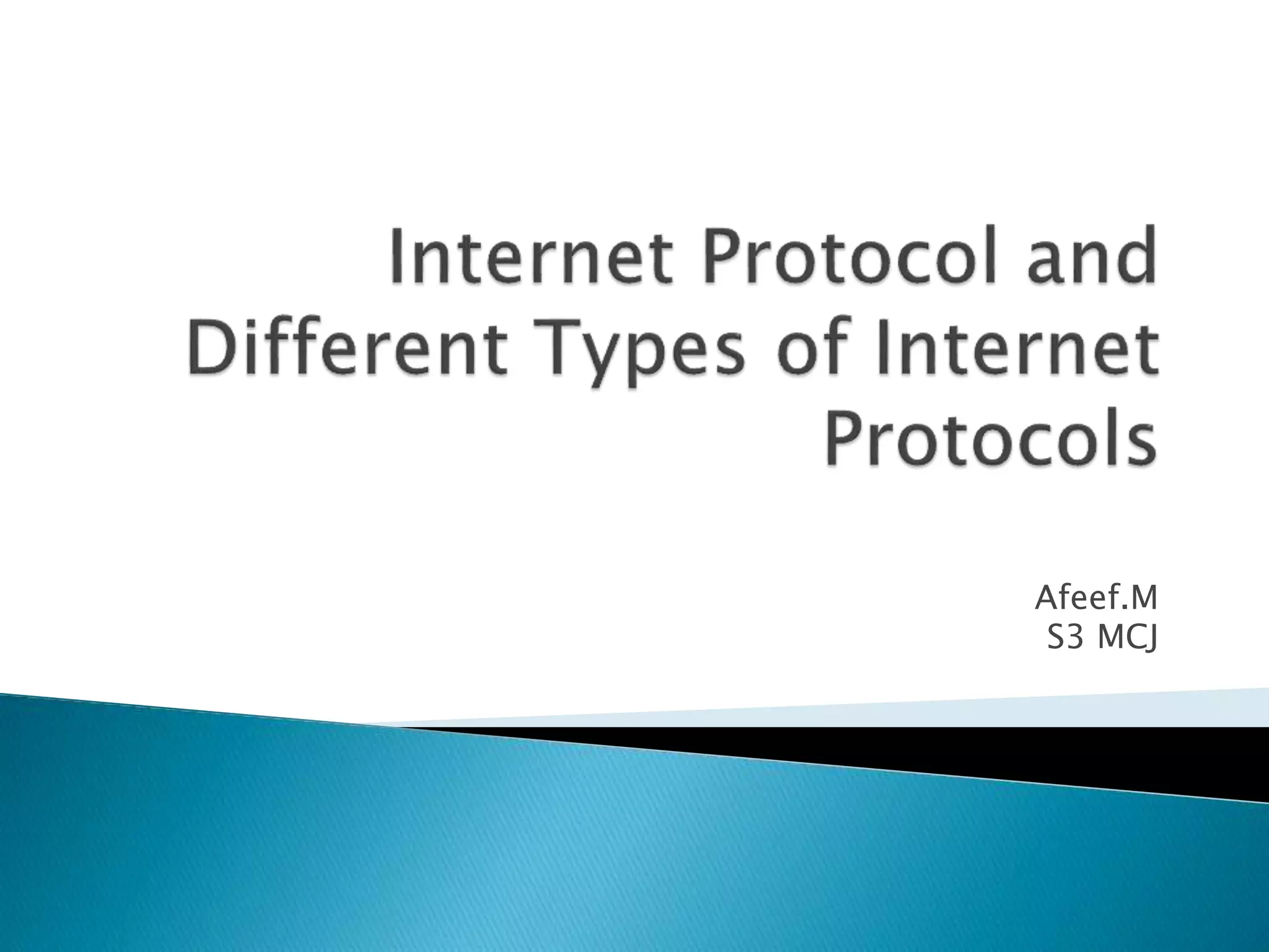 internet protocol | PPT