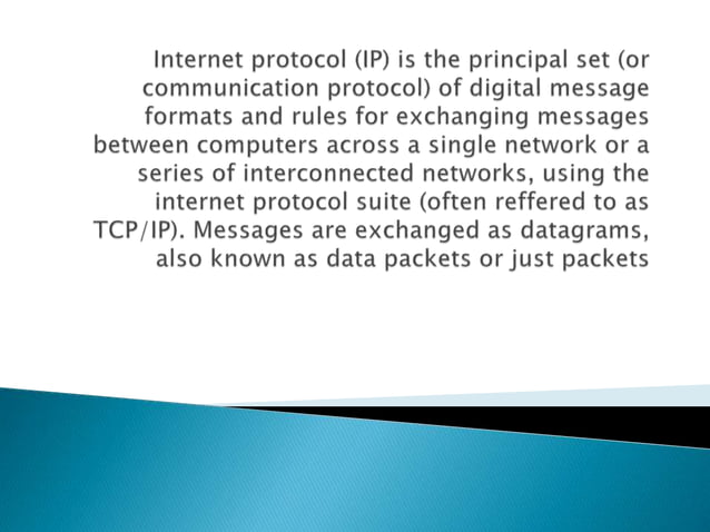internet protocol | PPT