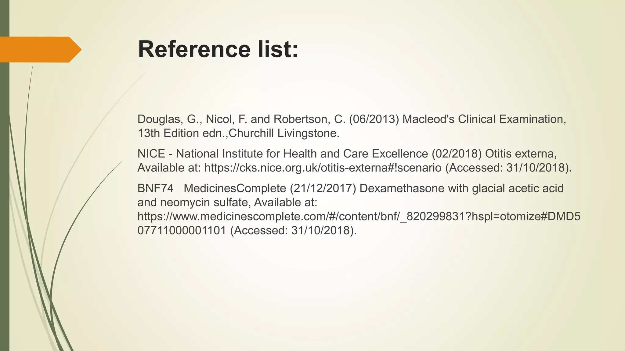 Ip presentation acute otitis externa | PPTX