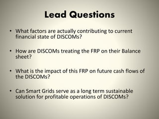 Repowering Indian Discoms - Academic Research | PPTX