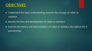 rashidun caliphates | PPTX