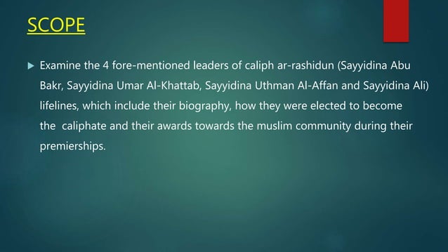 rashidun caliphates | PPTX