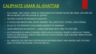 rashidun caliphates | PPTX