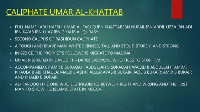 rashidun caliphates | PPTX