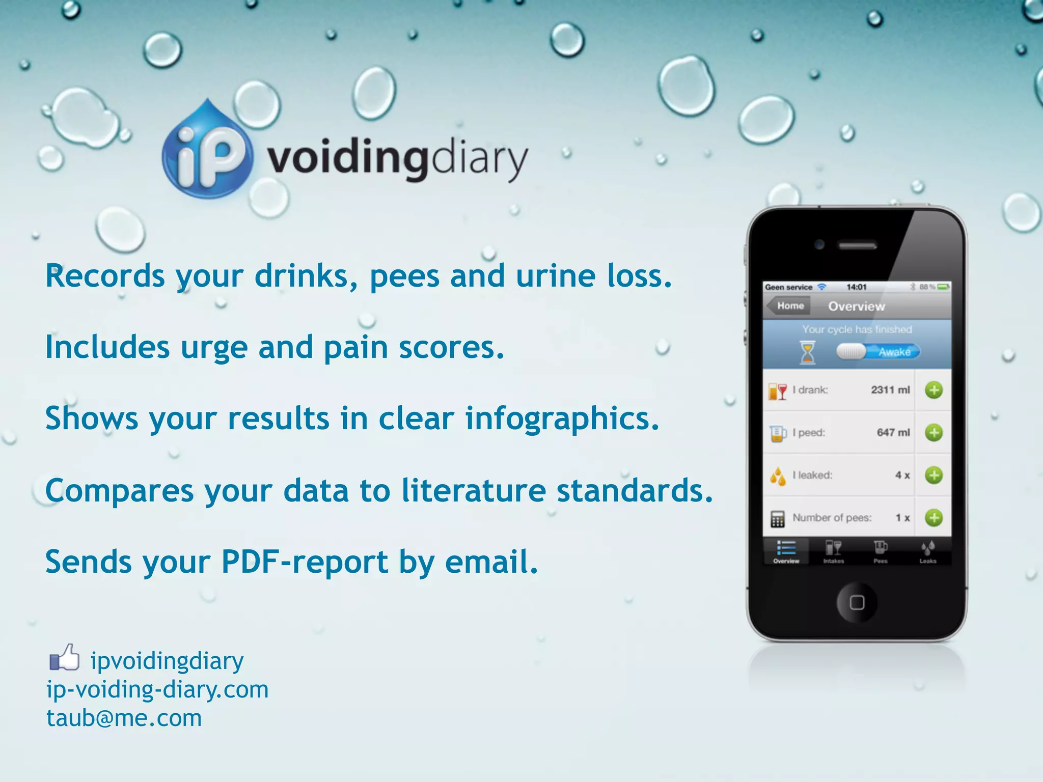 Quantified Self and iP Voiding Diary | PPT