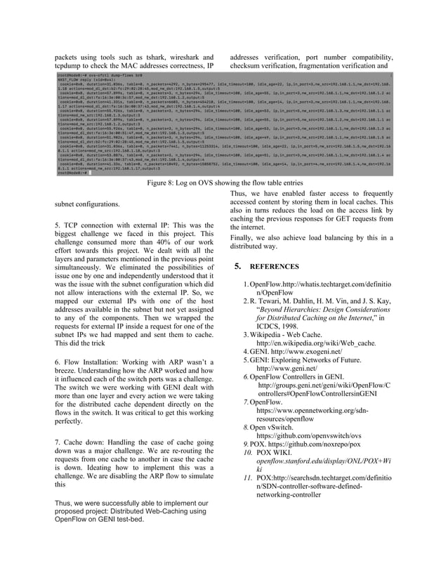 Distributed Web-Cache using OpenFlow | PDF