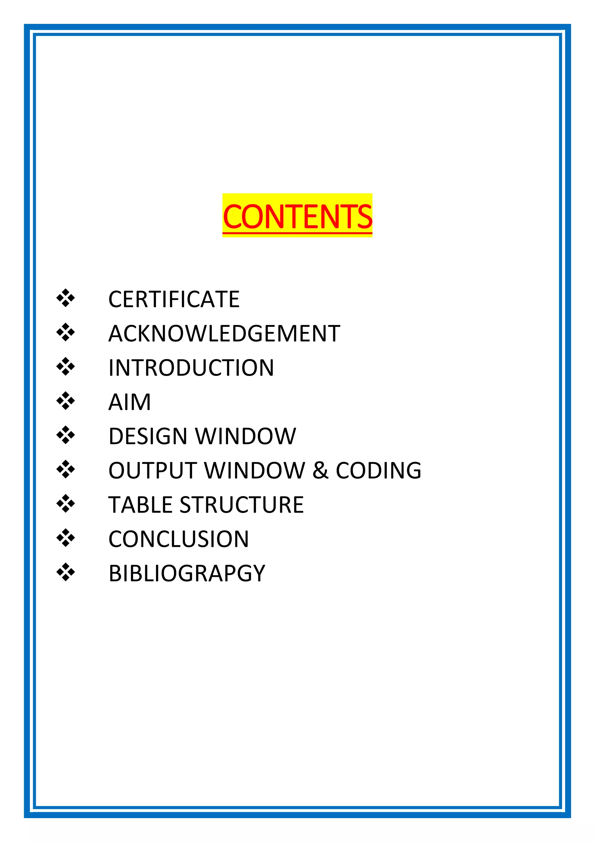 IP Project for Class 12th CBSE | PDF