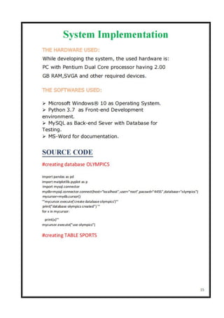 IP Project (Sports Mangement) Class 12 CBSE | PDF