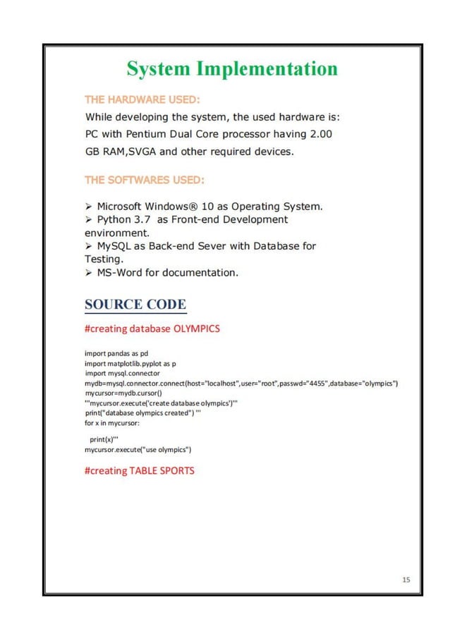 IP Project (Sports Mangement) Class 12 CBSE | PDF