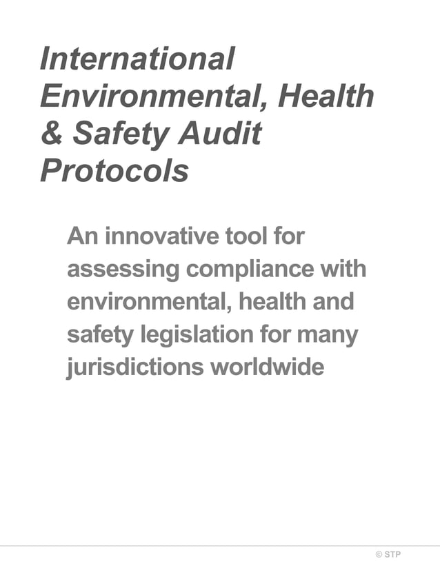International Environmental Health and Safety Protocol Sample | PDF