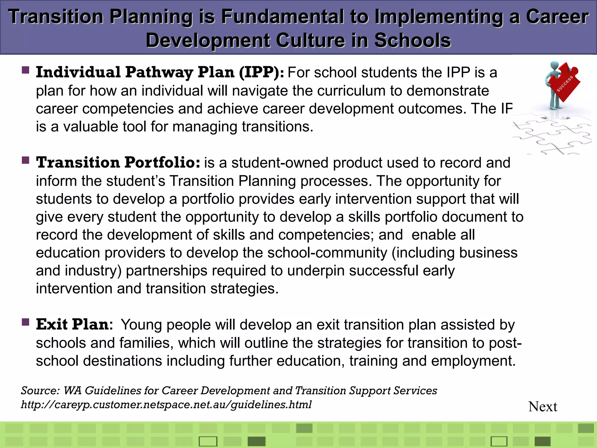 Individual Pathway Plans (IPPs) | PPT
