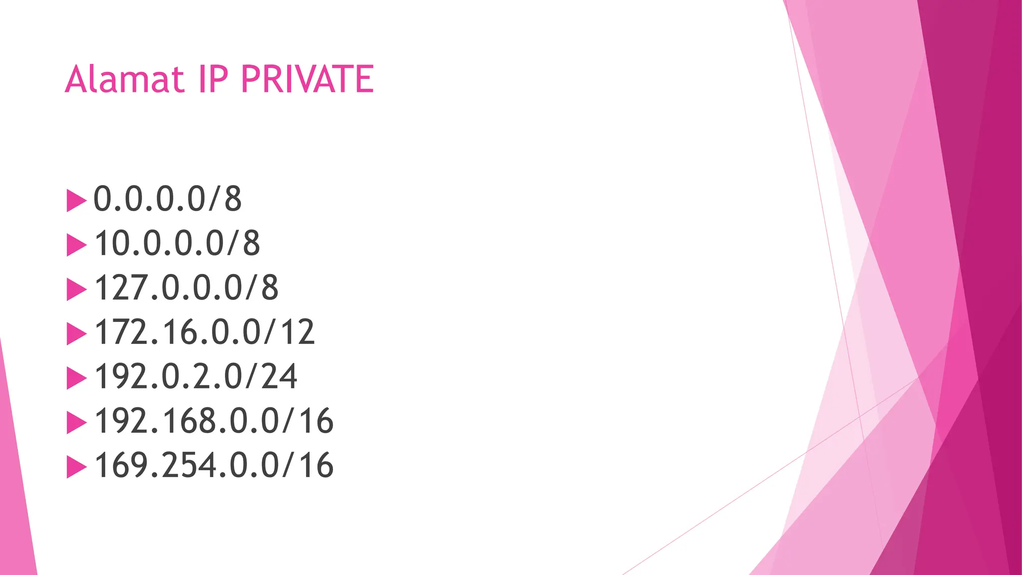 IP PUBLIC & IP PRIVATE SUBNETTING XI TKJ.pptx