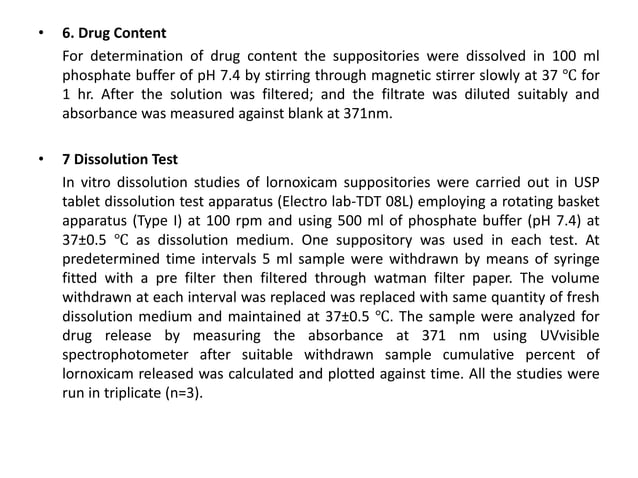 Ipqc and fpqc test for suppositories | PPTX | Pharmaceutical Drugs ...