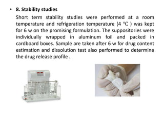 Ipqc and fpqc test for suppositories | PPTX