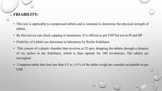 IPQC for tablets, capsules and ointments.pptx | Pharmaceutical Industry ...