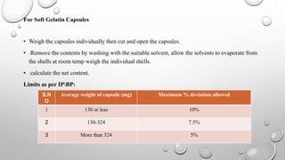 IPQC for tablets, capsules and ointments.pptx | Pharmaceutical Industry ...