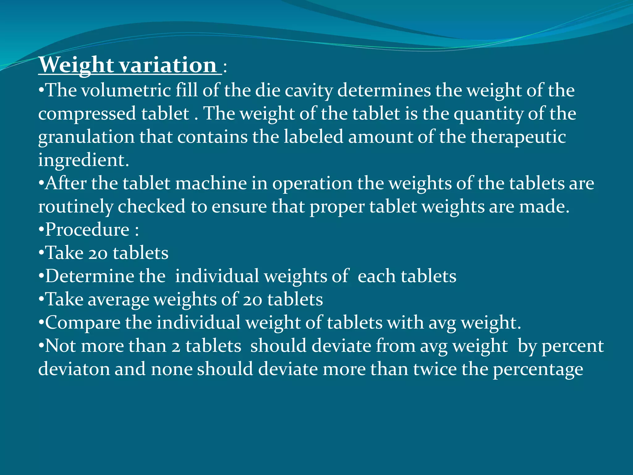 Ipqc for tablets | PPTX