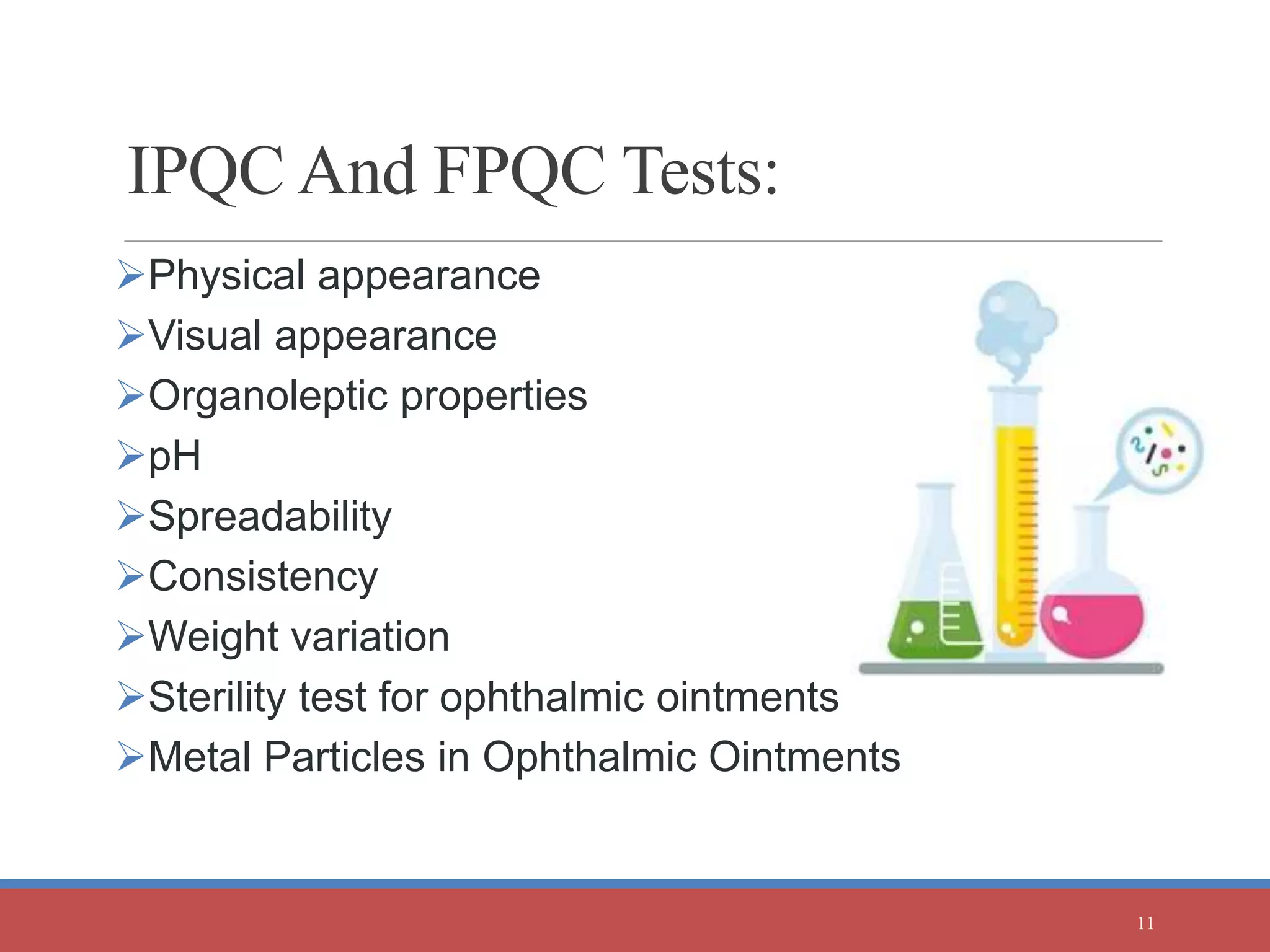 IPQC & FPQC OF OINTMENT AND OPHTHALMIC PREAPARATION.pptx
