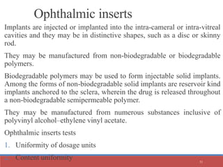 IPQC & FPQC OF OINTMENT AND OPHTHALMIC PREAPARATION.pptx