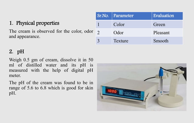 IPQC & FPQC tests for creams | PPTX