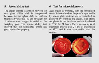 IPQC & FPQC tests for creams | PPTX