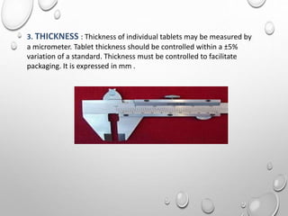In Process Quality Control (IPQC) of pharmaceutical dosage form in ...