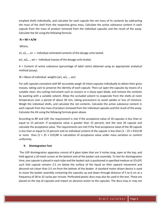 Ipqc of capsule | PDF