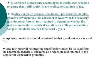 IPQC OF RAW MATERIAL.ppt