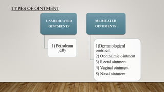 OINTMENT ASEPTIC MANUFACTURING, IPQC & PROCESS AUTOMATION IN SEMISOLIDS | PPTX