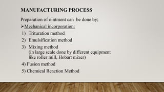 OINTMENT ASEPTIC MANUFACTURING, IPQC & PROCESS AUTOMATION IN SEMISOLIDS ...