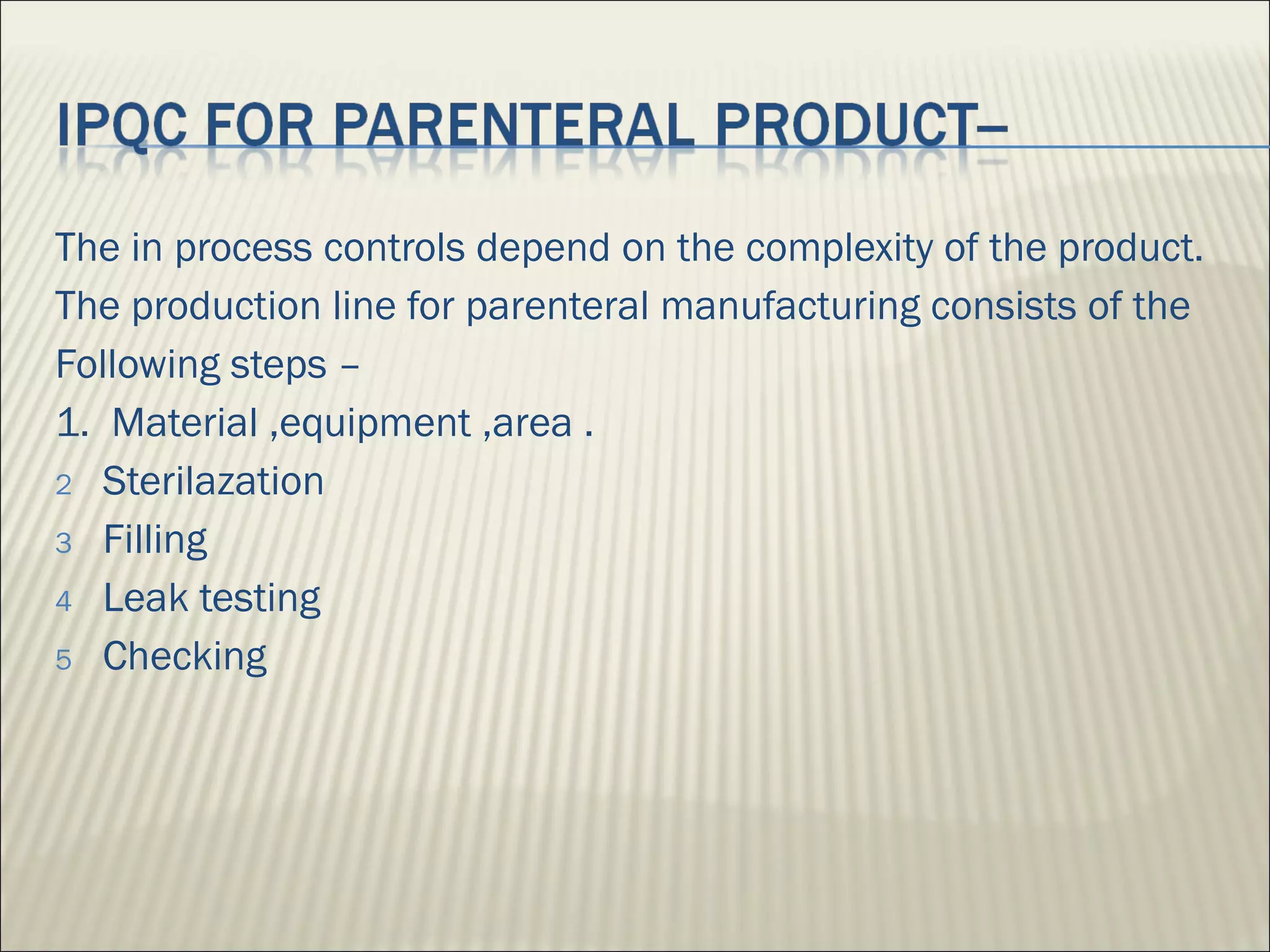Ipqc presentation | PPT