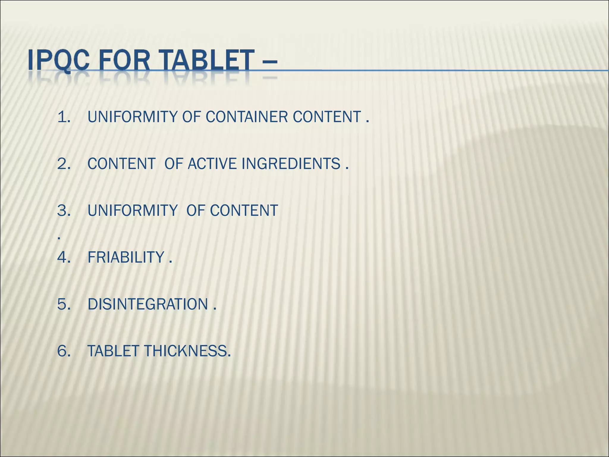 Ipqc presentation | PPT