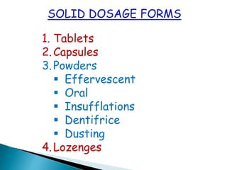 Ipqc solid dosage forms | PPT