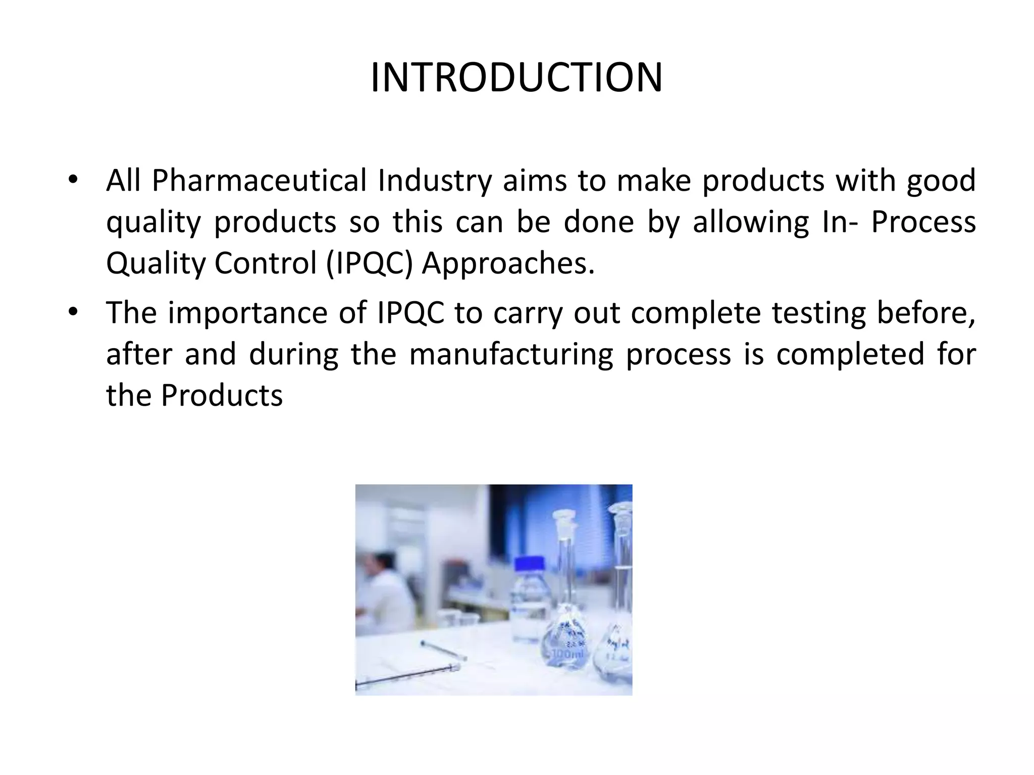 Ipqc test of tablet | PPTX