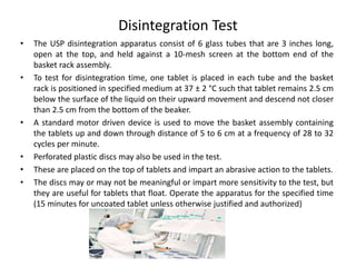 Ipqc test of tablet | PPTX