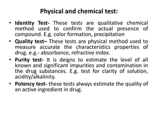 Ipqc test of tablet | PPTX