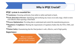 IPQC of non-sterile dosage form (Tablet) | PPTX