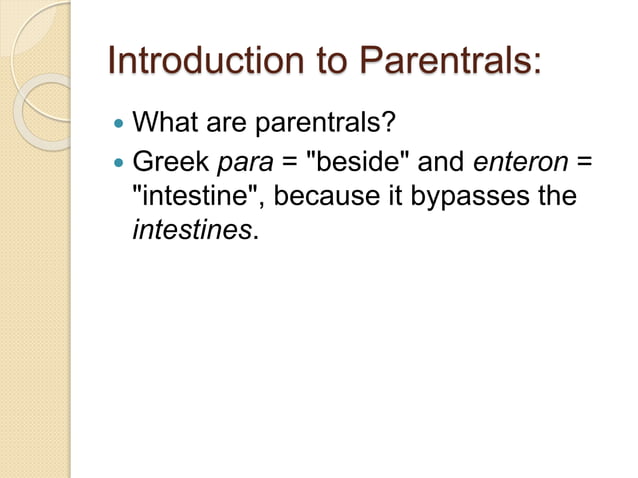Ipqc tests for parentrals | PPTX