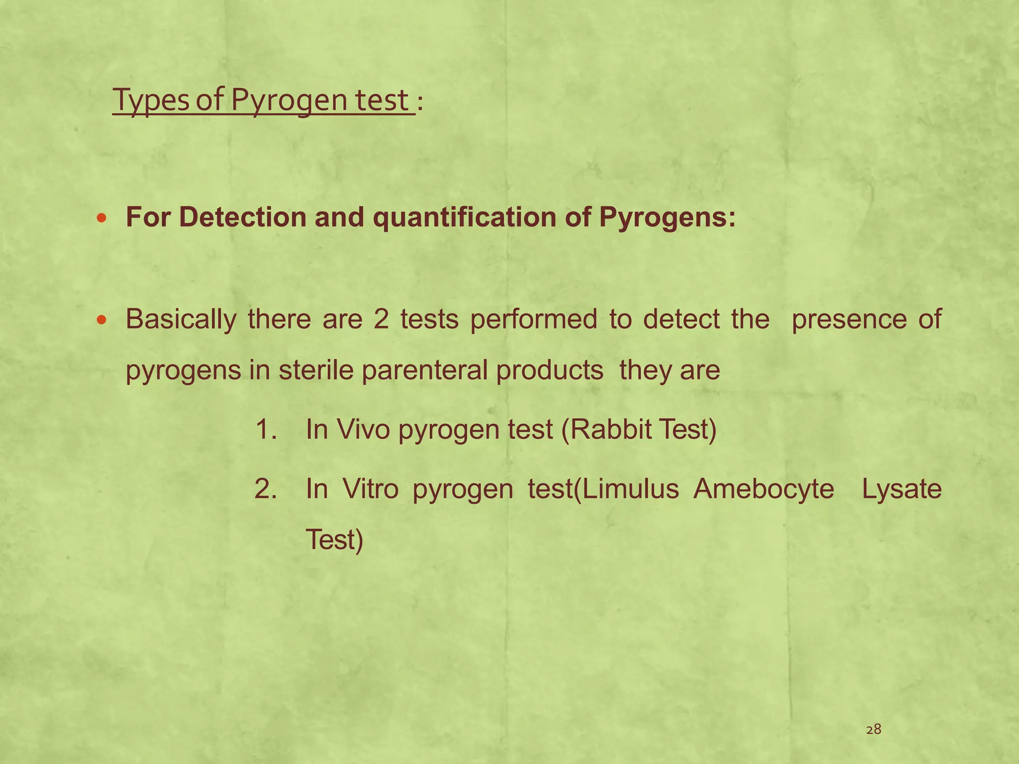 Ipqc tests for sterile formulations | PPTX