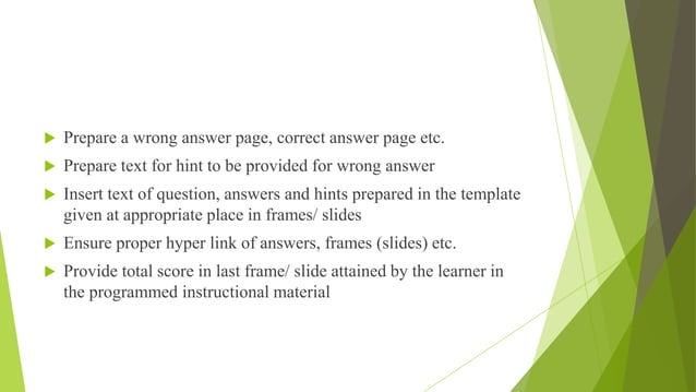 Making Programed Learning material | PPT