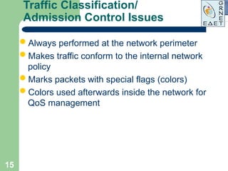IP QoS Principles and Quality of Service (QoS) classifies network ...