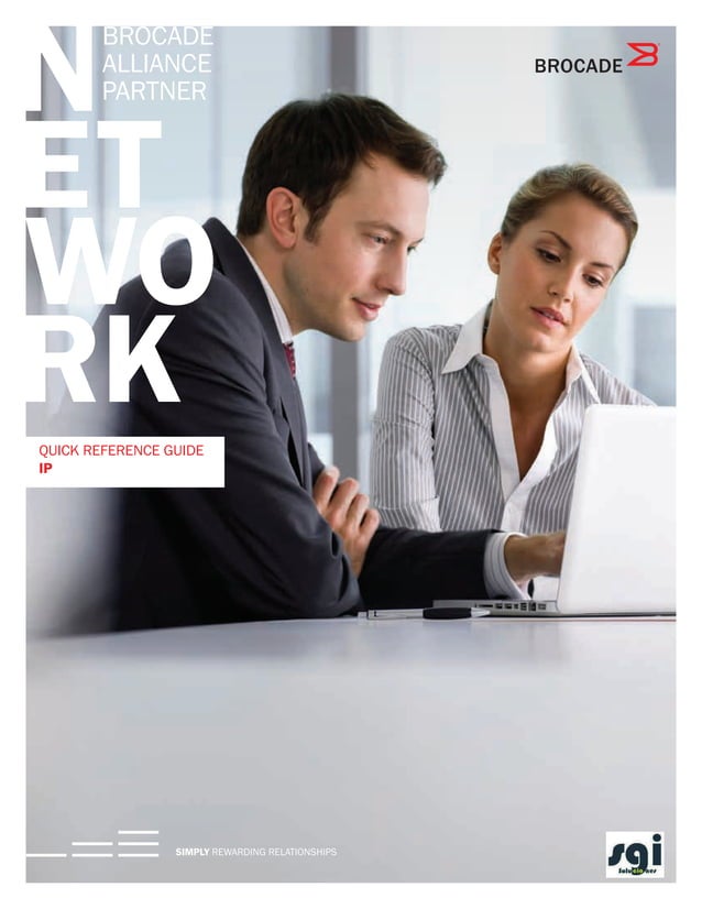 Brocade IP Quick Guide | PDF | Computer Networking | Computing