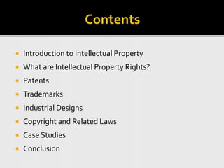 Intellectual Property Rights | PPTX | Business | Business and Finance