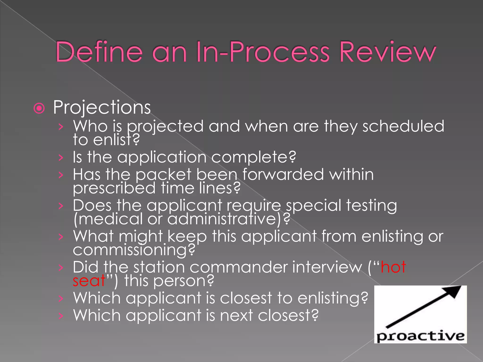 In-Process Review (LZ) | PPTX