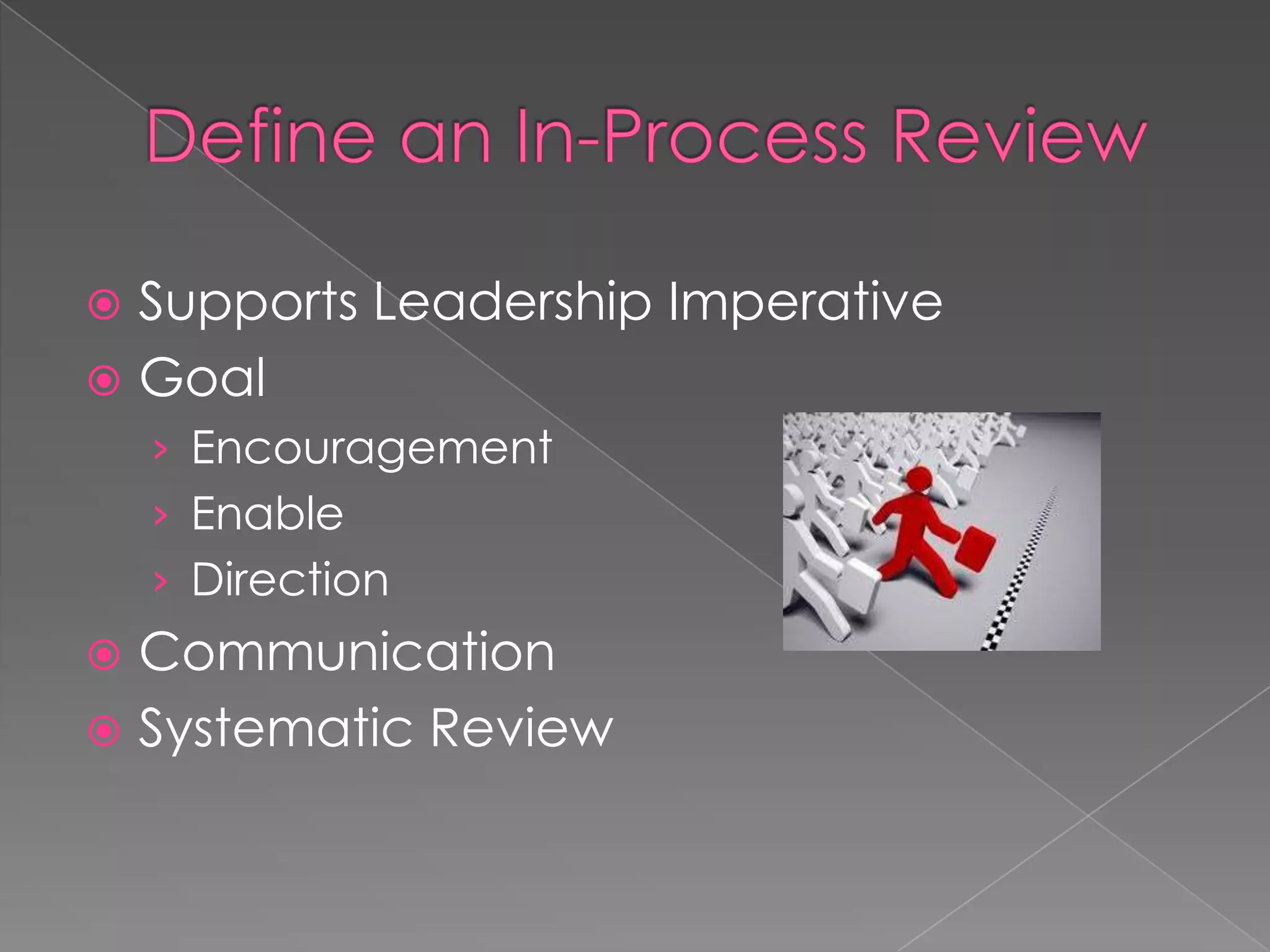In-Process Review (LZ) | PPTX