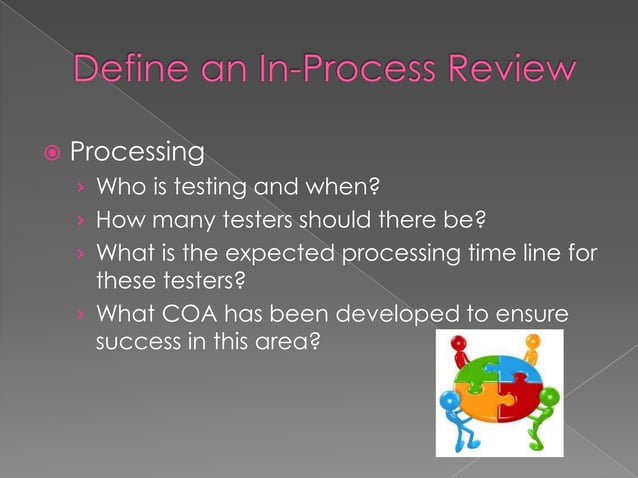 In-Process Review (LZ) | PPTX | Defense Industry | Industries