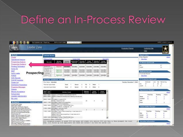 In-Process Review (LZ) | PPTX | Defense Industry | Industries