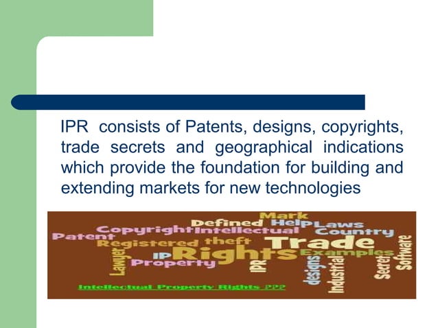 IPR and Economic Development | PPT