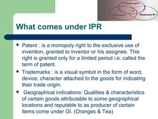 IPR and Economic Development | PPT