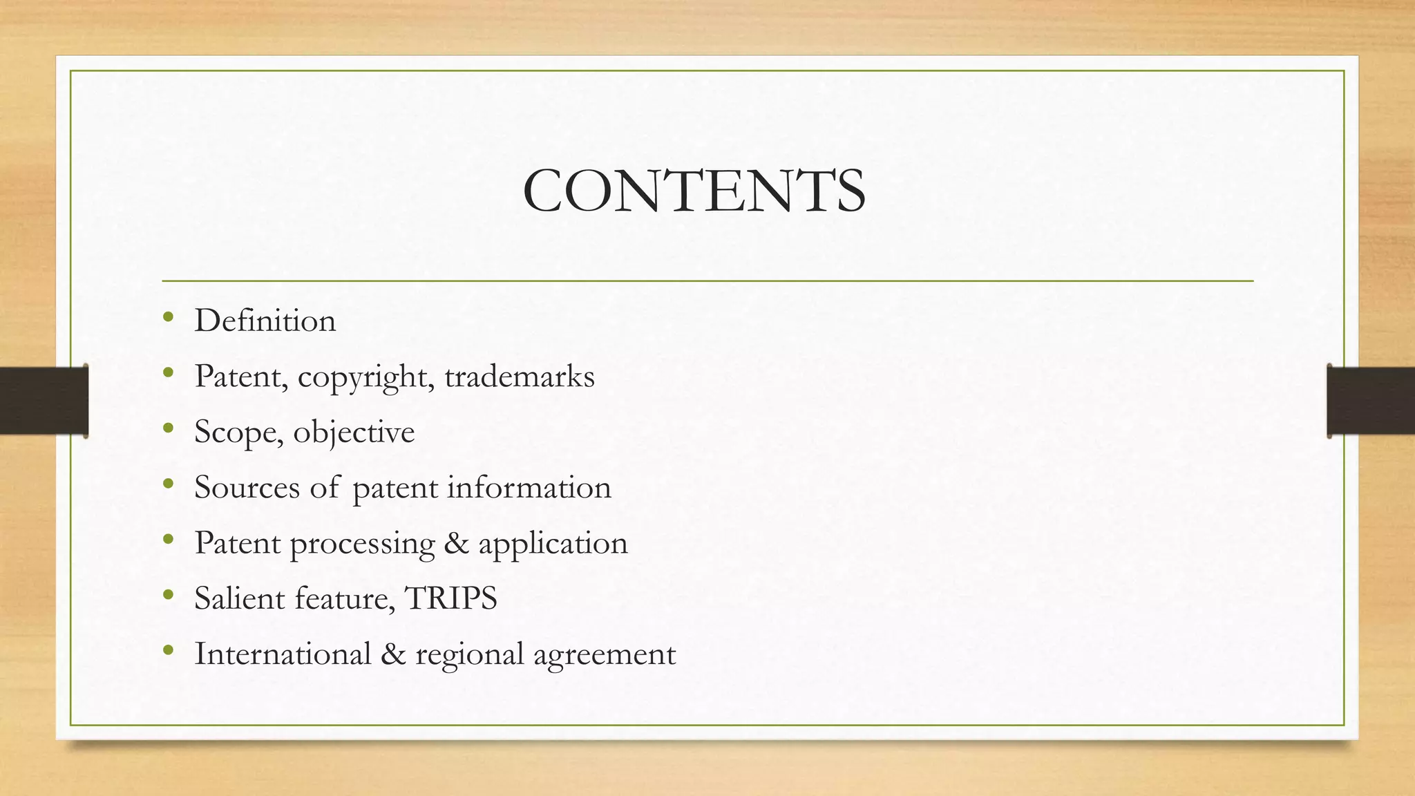 IPR ( Intellectual property right ) | PPTX